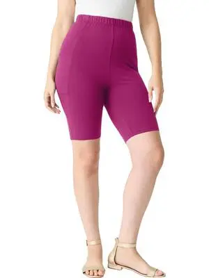 Roaman's Side Pocket Bike Shorts - Raspberry