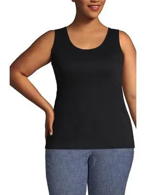 LANDS' END Cotton Tank Top