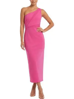 Rachel Rachel Roy One-shoulder Maxi Dress - Raspberry Rose