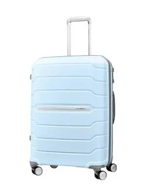 SAMSONITE Freeform Hardside Expandable 24" Checked Spinner - Sky Blue