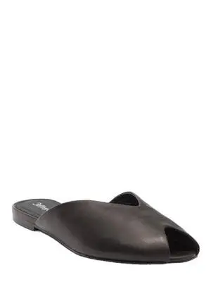 Jeffrey Campbell Indwell Peep Toe Slide Sandal - Black