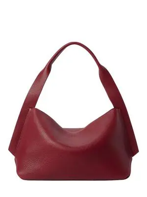 Shinola Medium Leather Derby Shoulder Bag Ruby