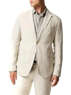 Rodd & Gunn Linen Resort Jacket - Oatmeal