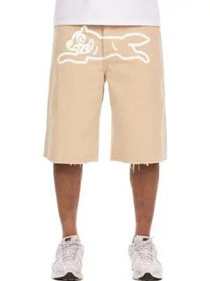 ICECREAM Fenton 5-pocket Cotton Twill Shorts - Fog