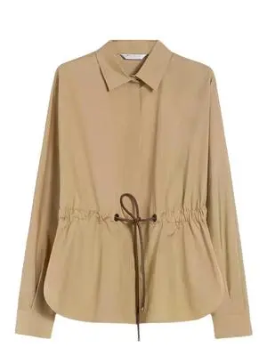 Max Mara Drawstring Shirt - Neutrals
