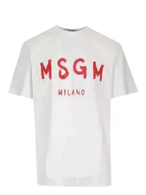 MSGM Milano Graphic T-shirt - White
