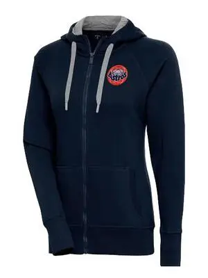 ANTIGUA Houston Astros Cooperstown Victory Full-zip Hoodie - Navy