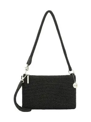 THE SAK Vita Hand-crochet Crossbody Wristlet - Black