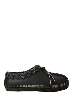 UGG Braided Lace Up Sneakers - Black
