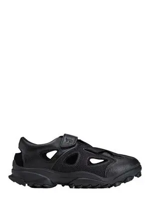 Y3 Gsg9 Leather And Mesh Sandals - Black