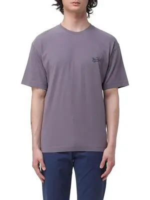 Woolrich Cotton T-shirt With Logo - Violet
