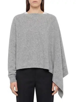 JIL SANDER Asymmetrical Pullover Sweater - Grey