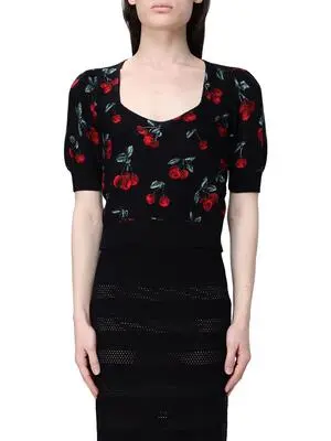 TWINSET Knit Top With Print - Black