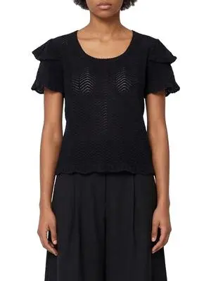 TWINSET Knit Top - Black