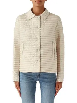 COLMAR Super Light Down Quilted Jacket - Ivory