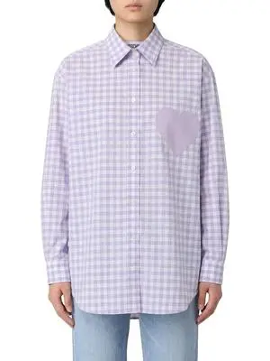 Moschino Gingham Heart Applique Shirt - Multicolor