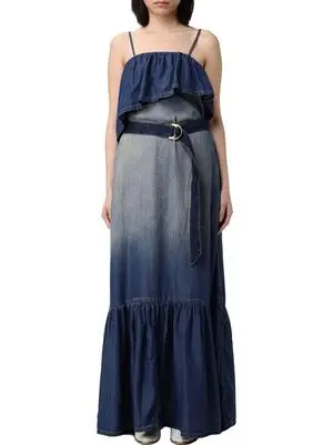 Pinko Maxi Dress - Denim