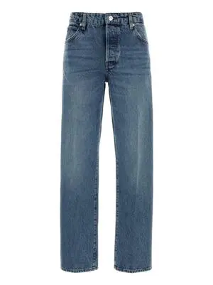 FRAME Frame High Rise Straight Leg Jeans