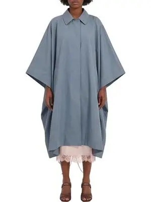 MAISON MARGIELA Cotton Cape - Blue