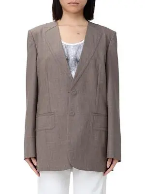 Moschino Single-breasted Blazer - Brown