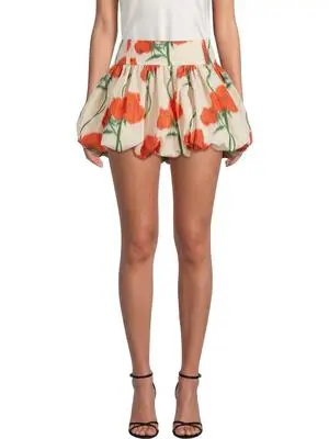 Kenzo Printed Polyester Mini Skirt - Multicolor