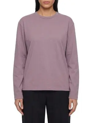 Extreme Cashmere Long Sleeve Cotton-cashmere Blend T-shirt - Lilac