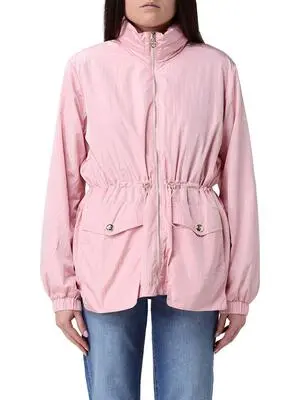 Liu Jo Lightweight Polyester Parka With Drawstring Waist - Pink