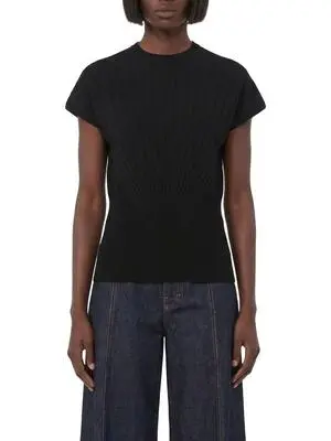 Sportmax Ribbed Knit Top - Black