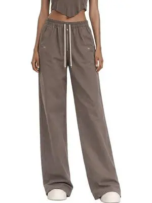 Rick Owens Cotton Geth Belas Trousers - Brown