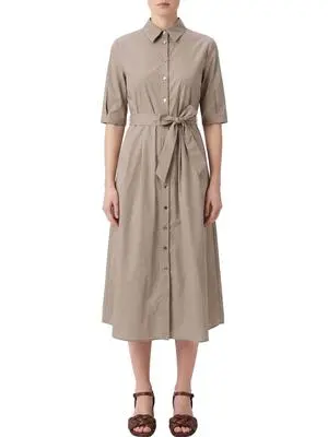 Liu Jo Printed Midi Dress - Grey