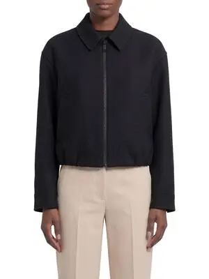 Michael Kors Cropped Jacket - Black
