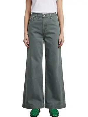Calvin Klein Wide Leg Trousers - Grey