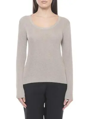 Fabiana Filippi Long Sleeve Sweater - Ivory