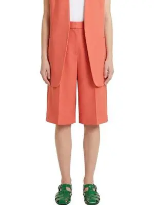 Agnona Tailored Shorts - Red