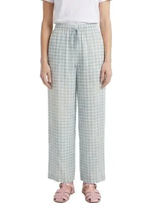 Ermanno Scervino Gingham Check Trousers - White