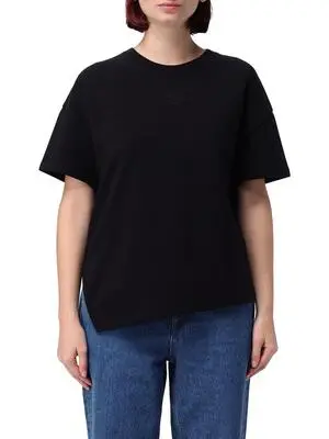 Loewe Asymmetrical Cotton Blend T-shirt - Black