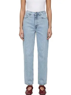 TOTEME High Rise Wide Leg Jeans - Blue