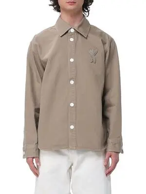 AMI Paris Cotton Shirt - Beige