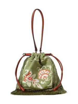 Etro Embroidered Drawstring Bag - Multicolor