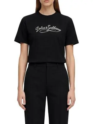 Dolce & Gabbana T-shirt With Logo - Black