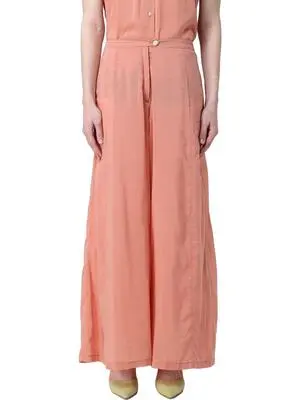 FORTE_FORTE Linen Wide-leg Trousers - Pink