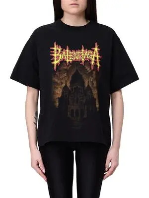 Balenciaga Graphic T-shirt - Black