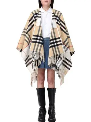 Burberry Checkered Cape - Beige