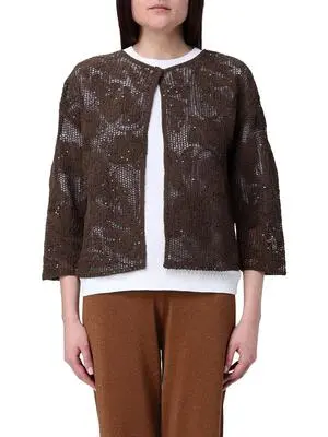 KANGRA Lace Cardigan - Coffee