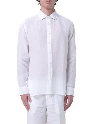 120% Lino Shirt Men White