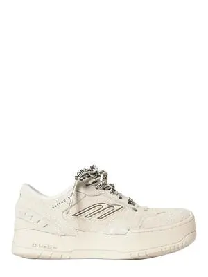 Balenciaga Hamptons Suede Sneakers - Beige
