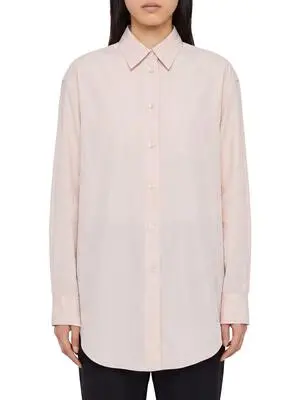 JIL SANDER Classic Cotton Shirt - Pink