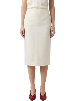 JIL SANDER Pencil Skirt - White