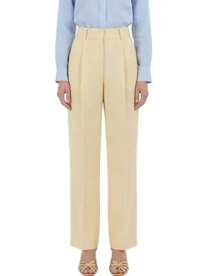 BLAZÉ MILANO Blazé Milano Wide Leg Tailored Trousers Butter