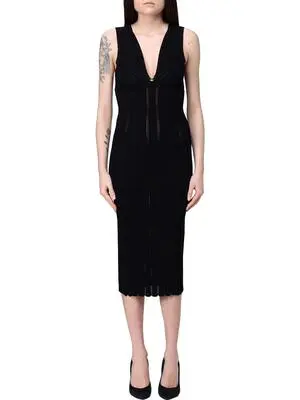 Elisabetta Franchi Knit Dress - Black